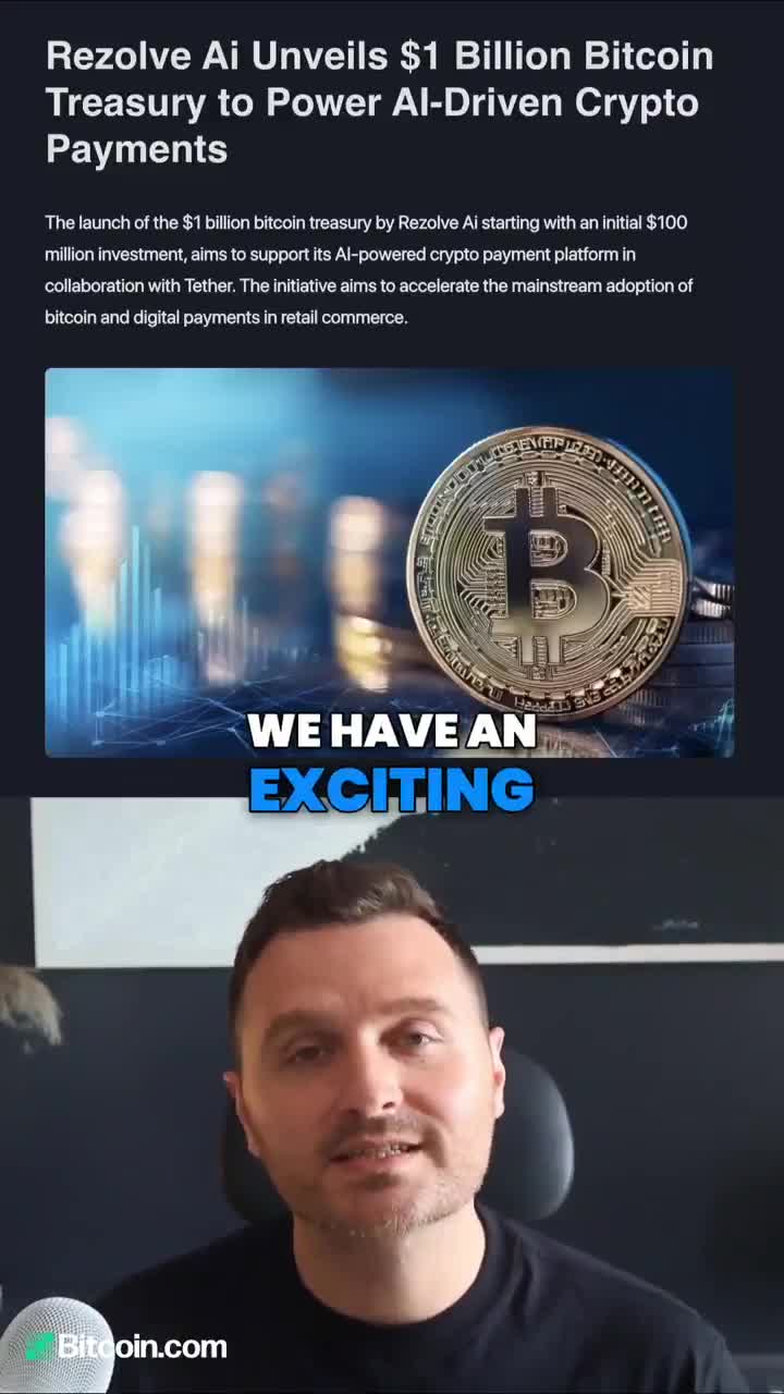 🚀Rezolve Ai Goes BIG on Bitcoin—$1B BTC Treasury Incoming! 🚀 @RezolveAi is making a massive bet ...