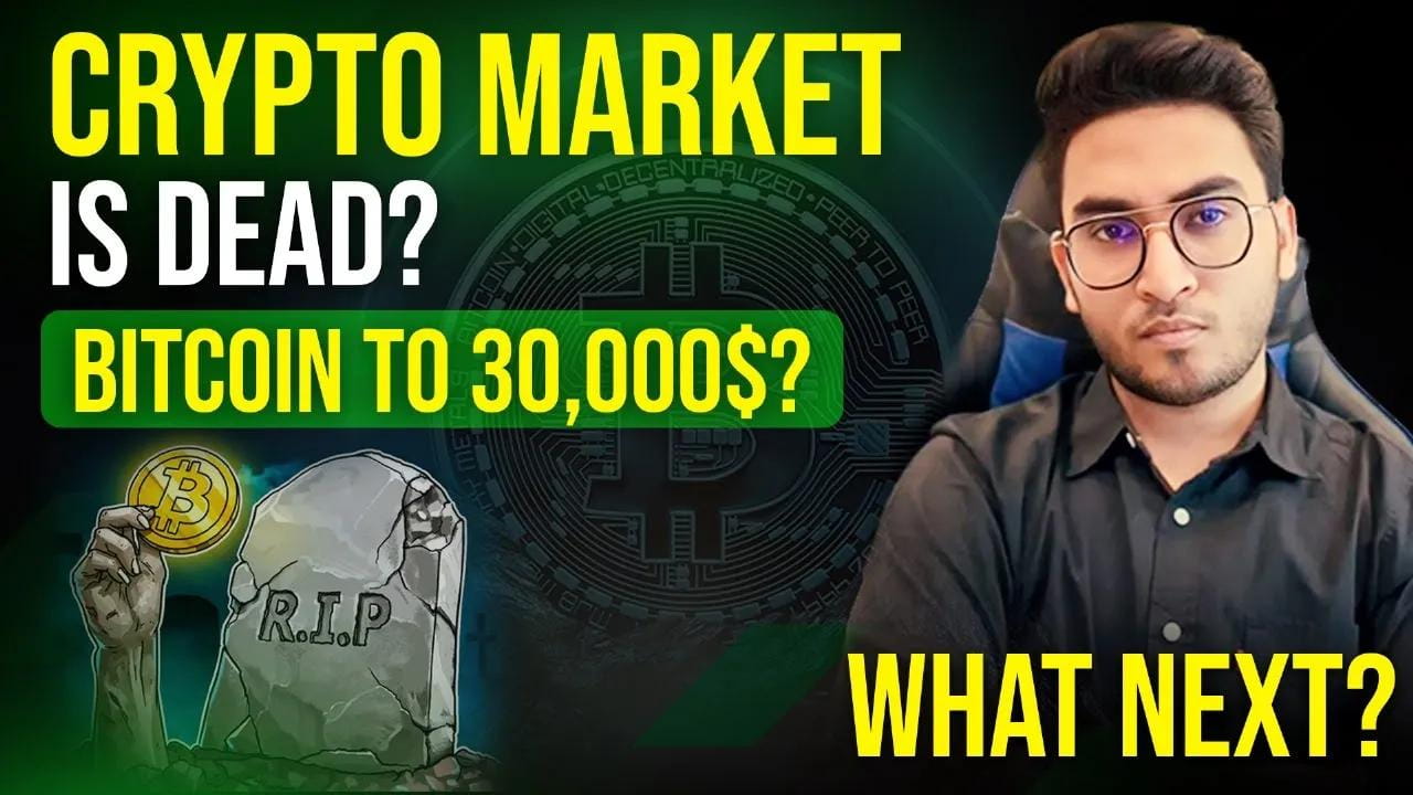 Crypto Market Is Dead? | Bitcoin To $30,000? | Why Altcoins Not Pumping ...