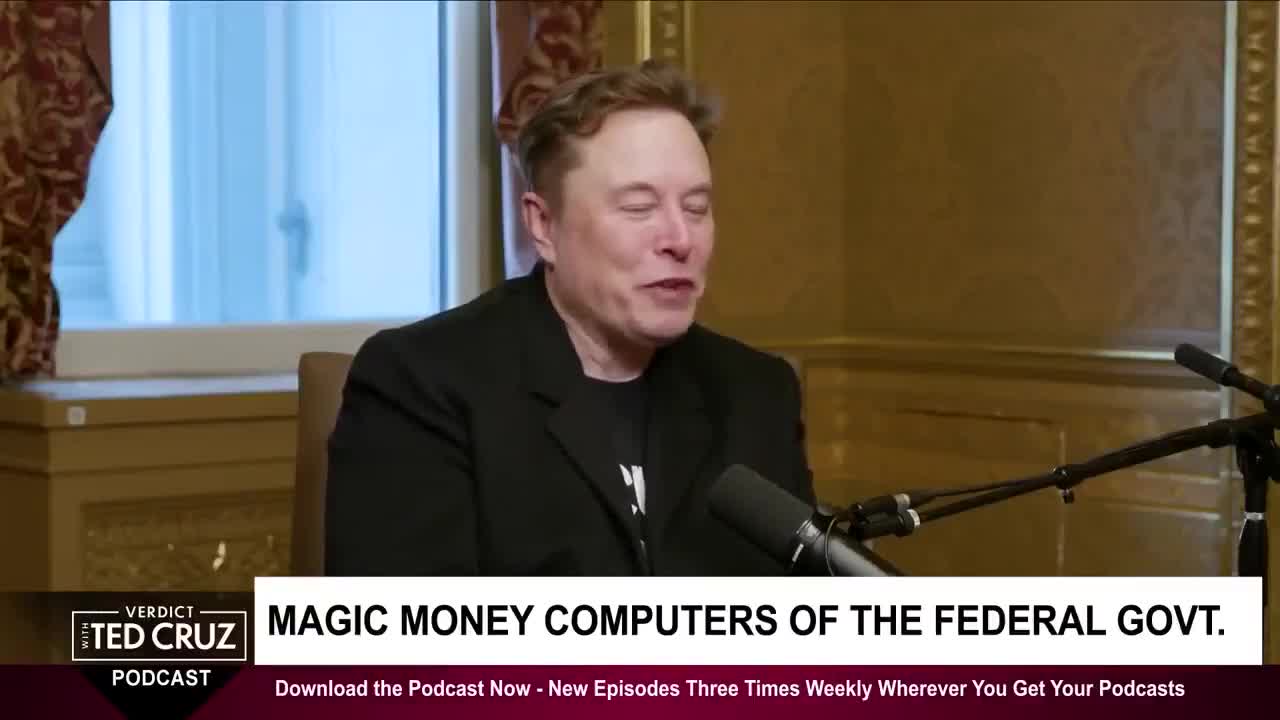 MUSK SAYS THE US GOVERNMENT MAKES MONEY OUT OF THIN AIR. THAT WHY WE ...