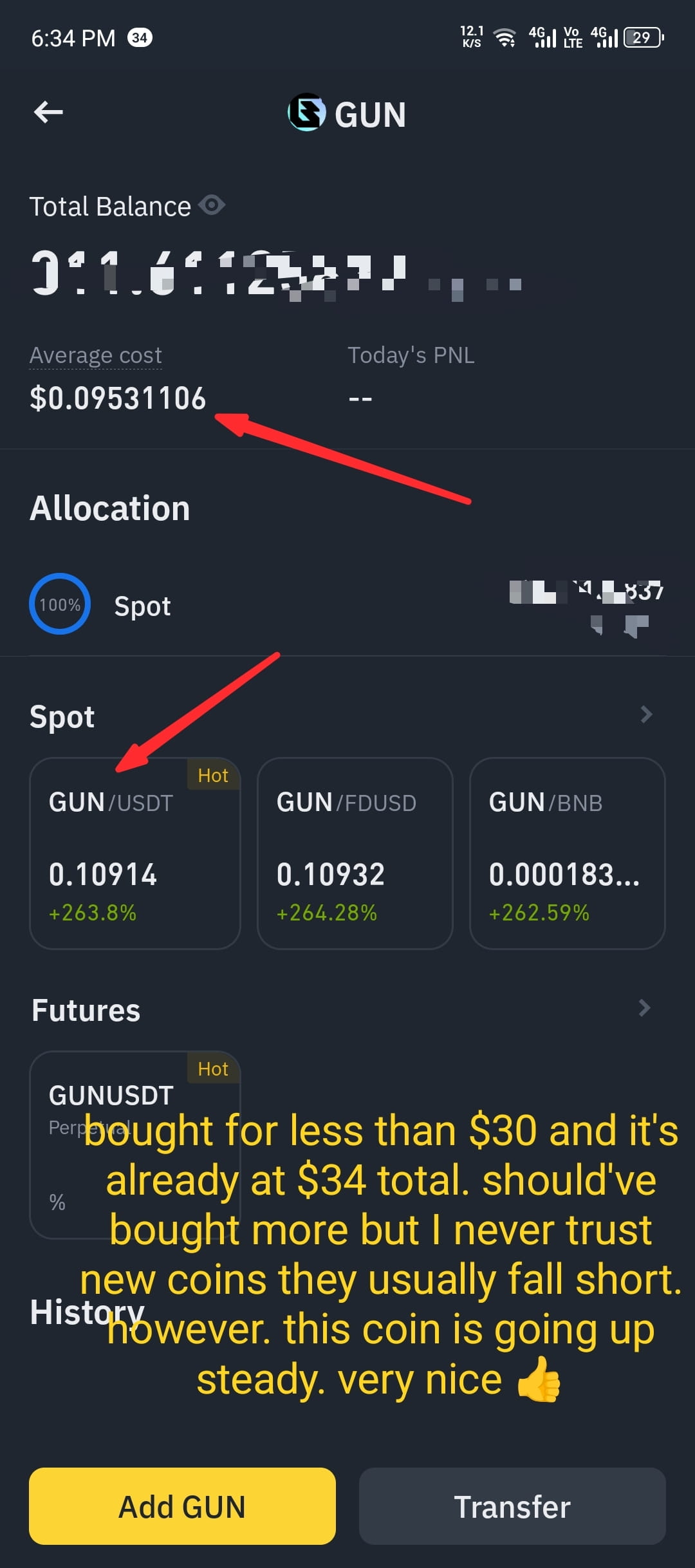 $GUN es mi segundo activo más grande ahora en lugar de XRP. | Rafson ...