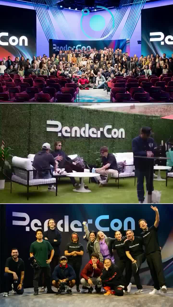 The first @rendernetwork #rendercon featured an amazing group of artists, technologists, and ...