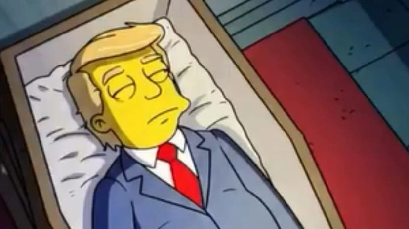 SIMPSONS PREDICTED DONALD TRUMP'S DEATH ON APRIL 12, 2025. Drop your 💭💬 ...