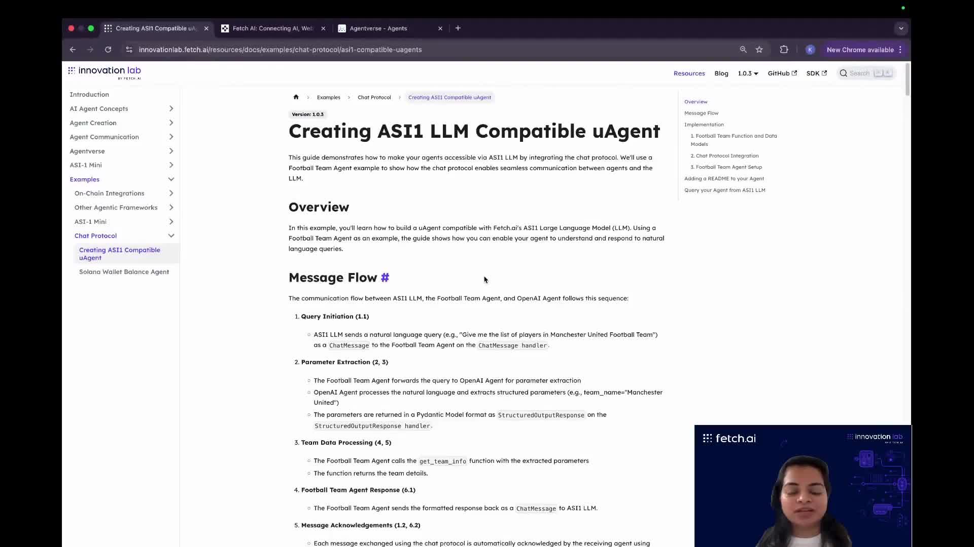 Build ASI1:Mini LLM-compatible agents in Agentverse. Learn how to create a @Fetch_ai agent that ...