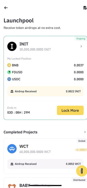 Binance launchPool only 3 days are Remaining : The current Binance Launchpool project is Initia ...