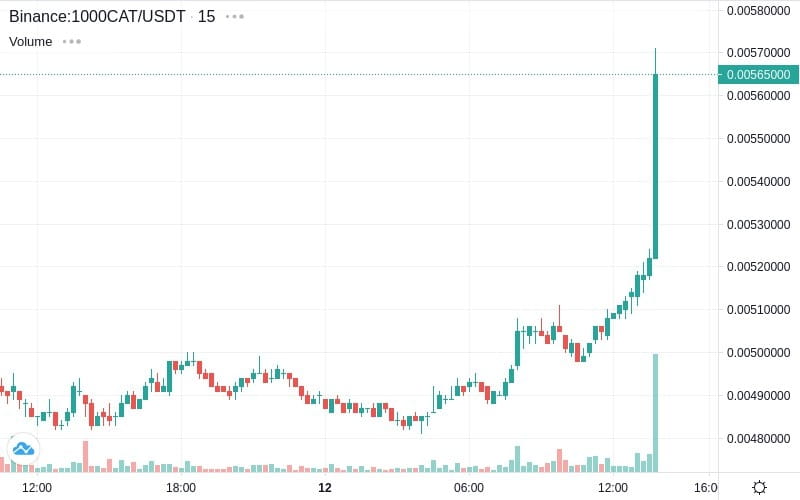 🚀 Pump - 1000CAT/USDT [Binance] Pump Activity on 1000CAT/U | Crypto PM on Binance Square