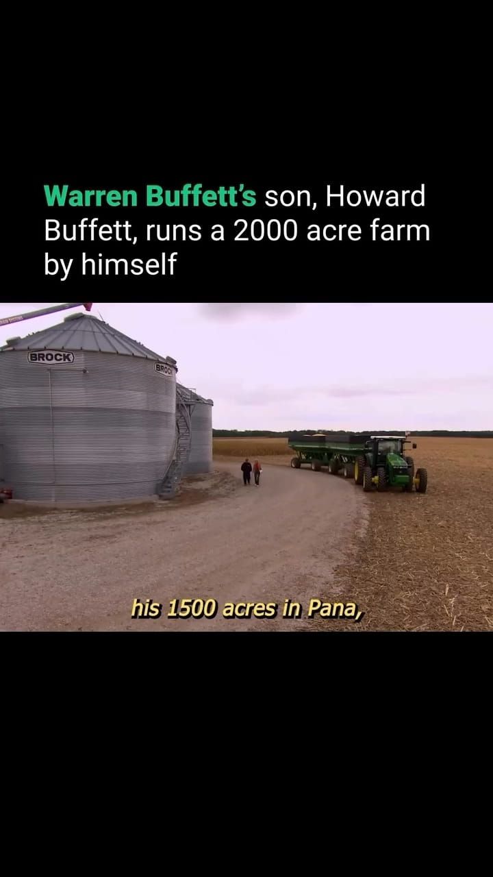 Warren Buffett’s son, Howard Buffett, runs a 1,500-acre farm in Pana ...