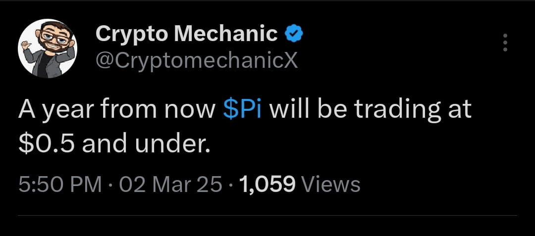 Only 1 month and 1 day later, Pi hitting $0.5 | CRYPTO MECHANIC on Binance Square