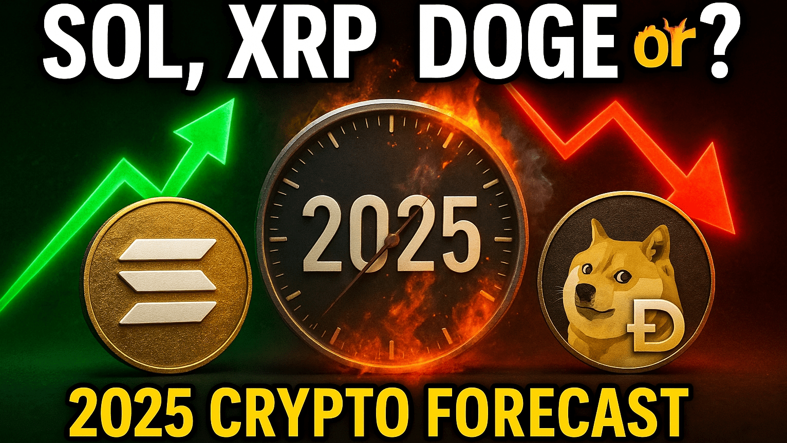 Good News 🎉 😀 SOL, XRP, DOGE Big Price Increase – Will These Cryptos Skyrocket or Crash ...