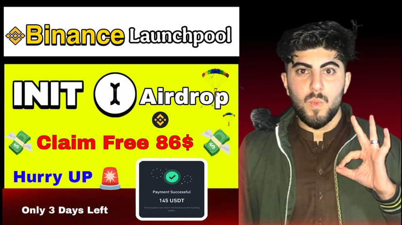 Claim INIT Free Coins on Binance Launchpool 🪂 🎁 Free $INIT Airdrop From ...