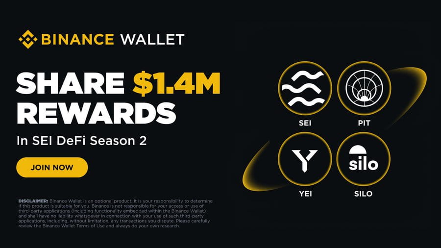 Binance Wallet Launches Sei DeFi Season 2 Campaign with $1.4 Million in Rewards | Binance News ...