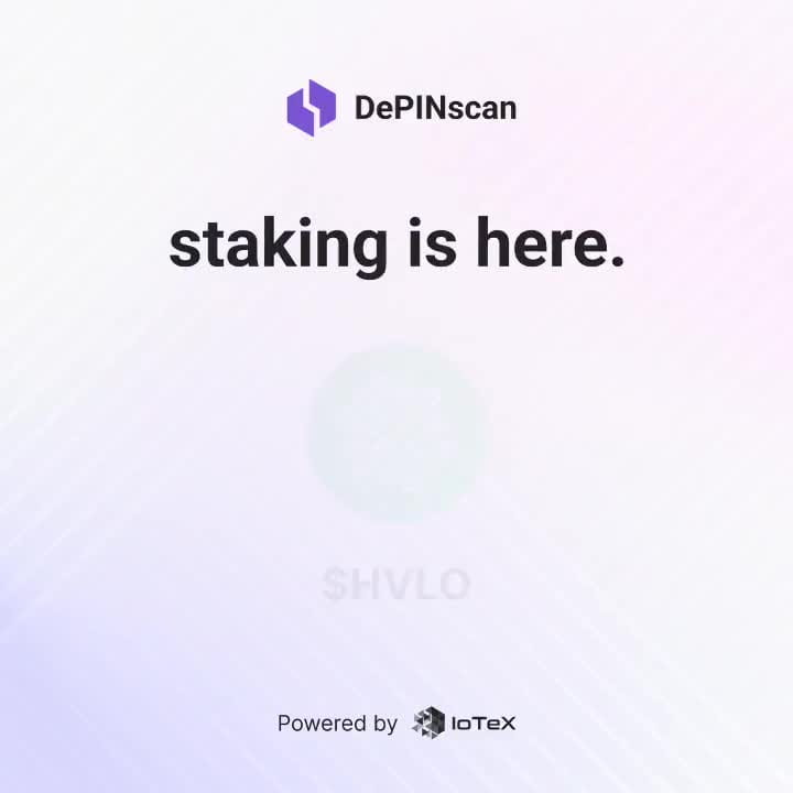 DePINscan is becoming the all-in-one DePIN portal we’ve all been waiting for. You can now stake ...