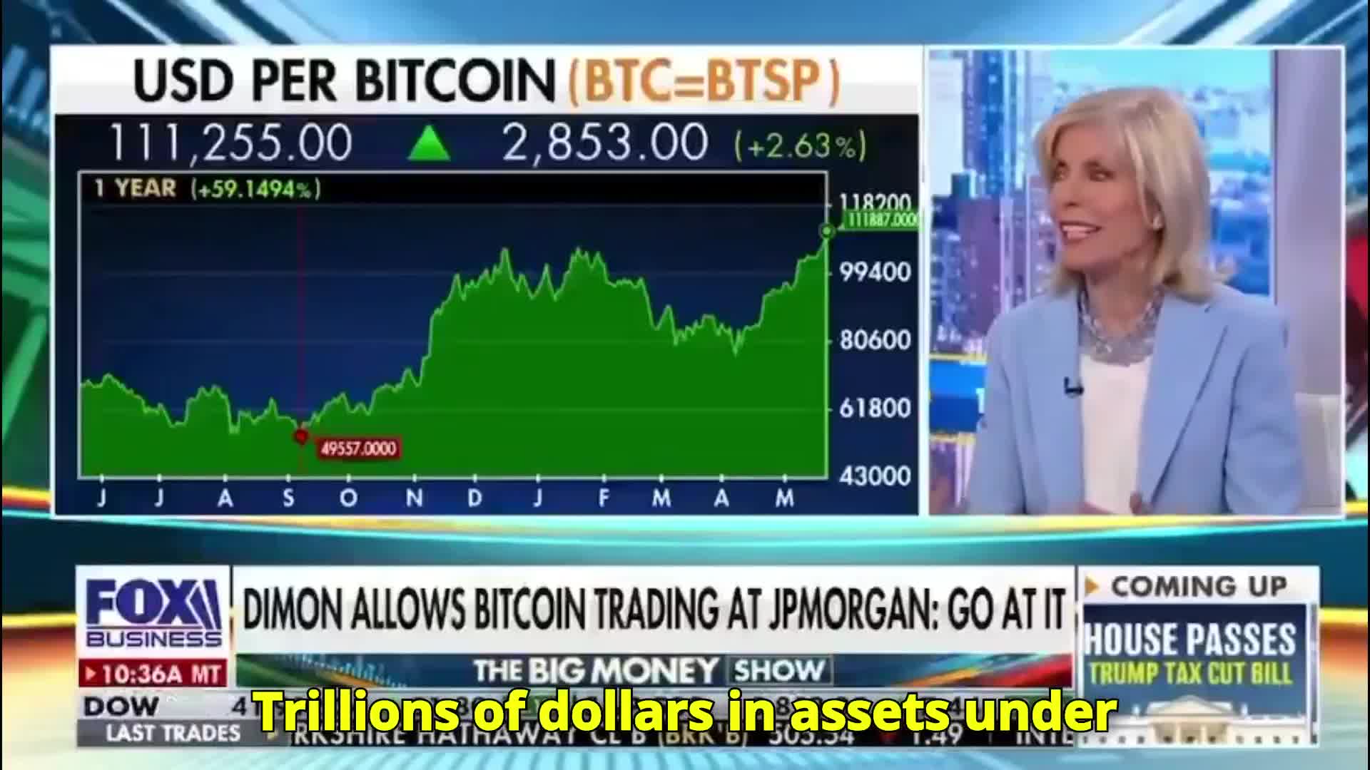 Fox Business says trillions of dollars could flow into Bitcoin, and Bank of America may soon let ...