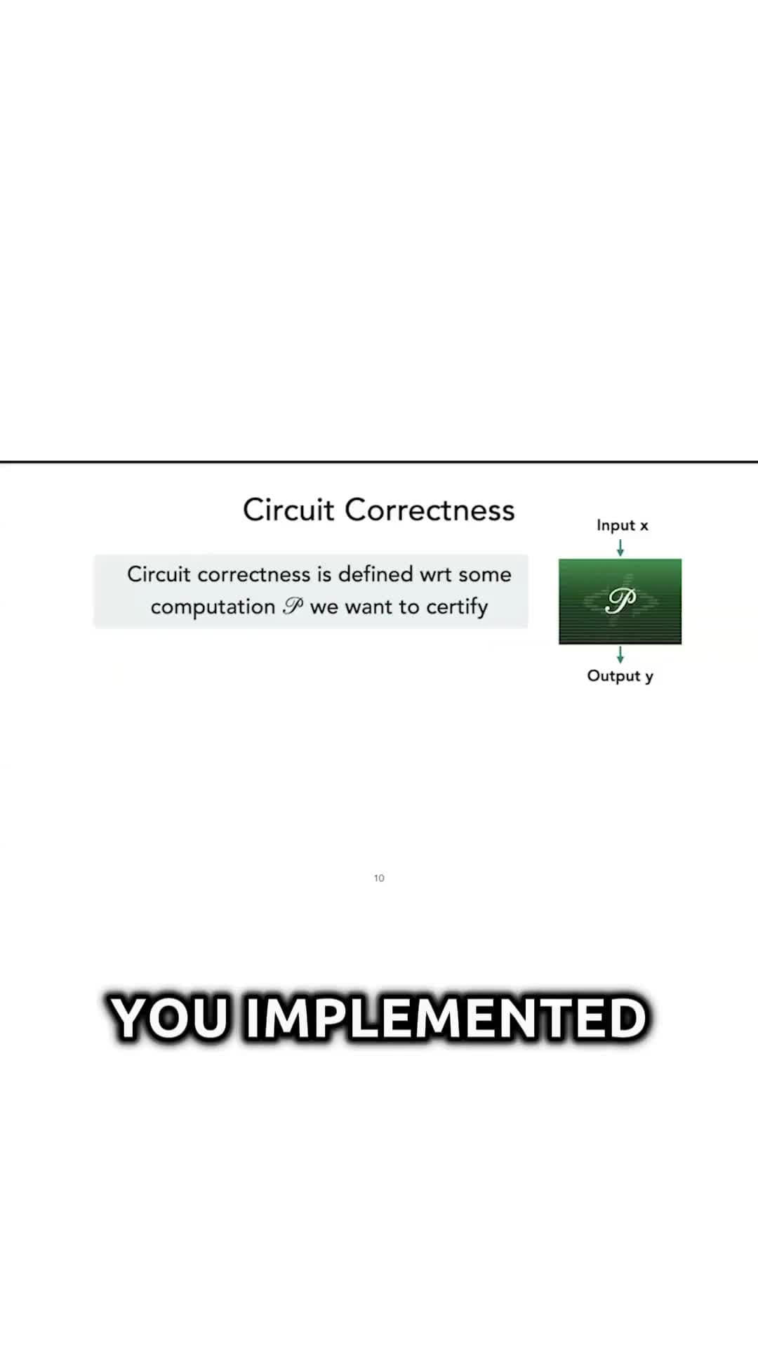 What happens if your ZK circuit has a bug? What does an incorrect ZK circuit even mean? Our co ...