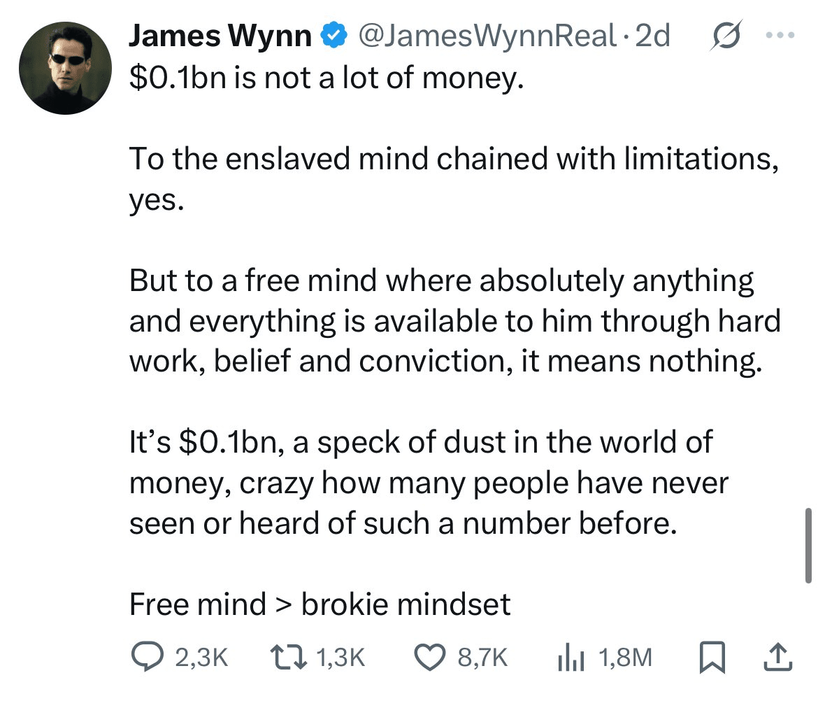 The Rise and Fall of Legendary Trader James Wynn | 放心路边社Lawterse on ...