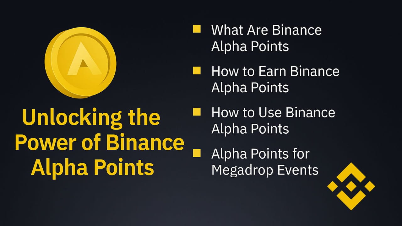 Binance Alpha Points: How to Earn and Use Binance’s crypto rewards in 2025 | IronLion on Binance ...
