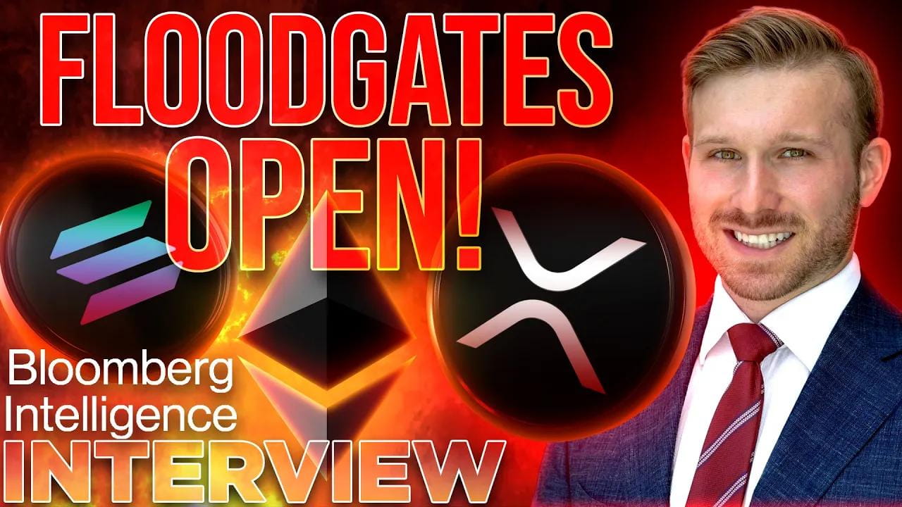 Crypto ETF Floodgates Open!🚨Bloomberg Intelligence INTERVIEW🔥 | Paul ...