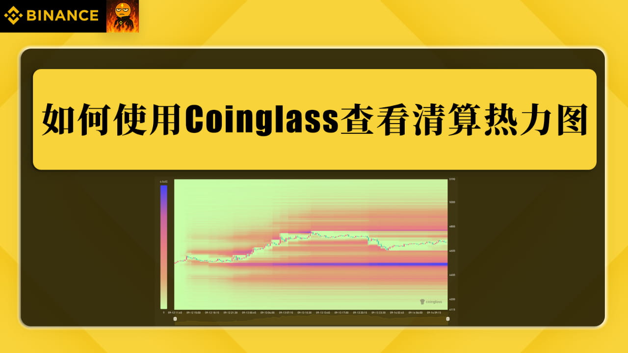 How to use Coinglass to view the liquidation heatmap? | 无秋 on Binance Square
