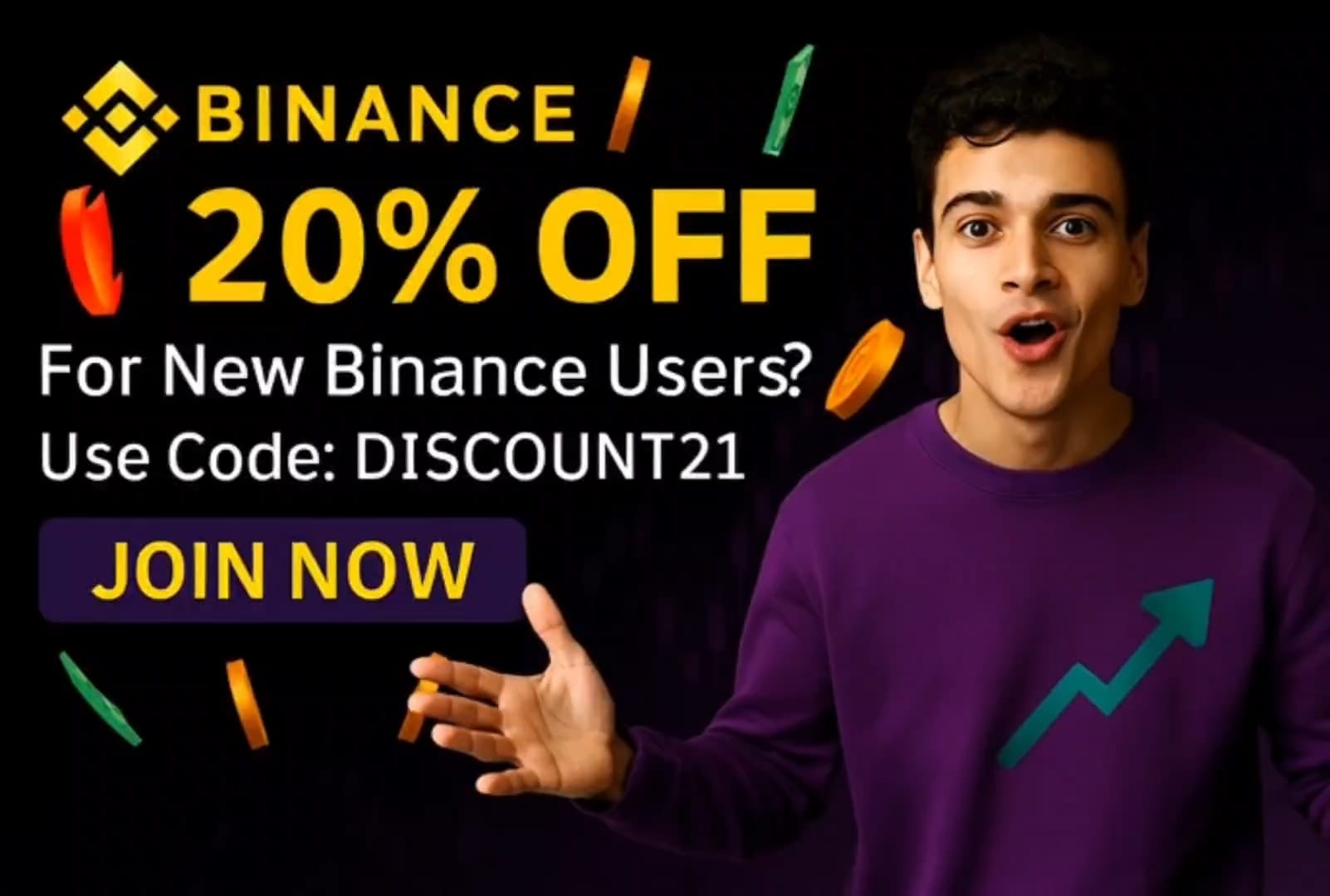 💥 Start Trading on Binance & Save 20%! 💥 Join using my link 👇 👉 [https ...