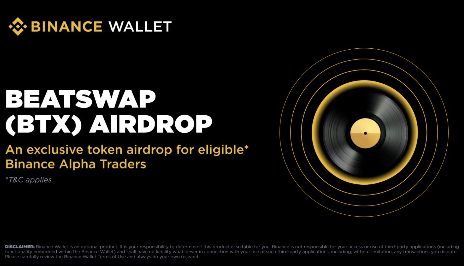 Binance Alpha to List BeatSwap (BTX) on December 11; Airdrop Claims Open for Eligible Users ...