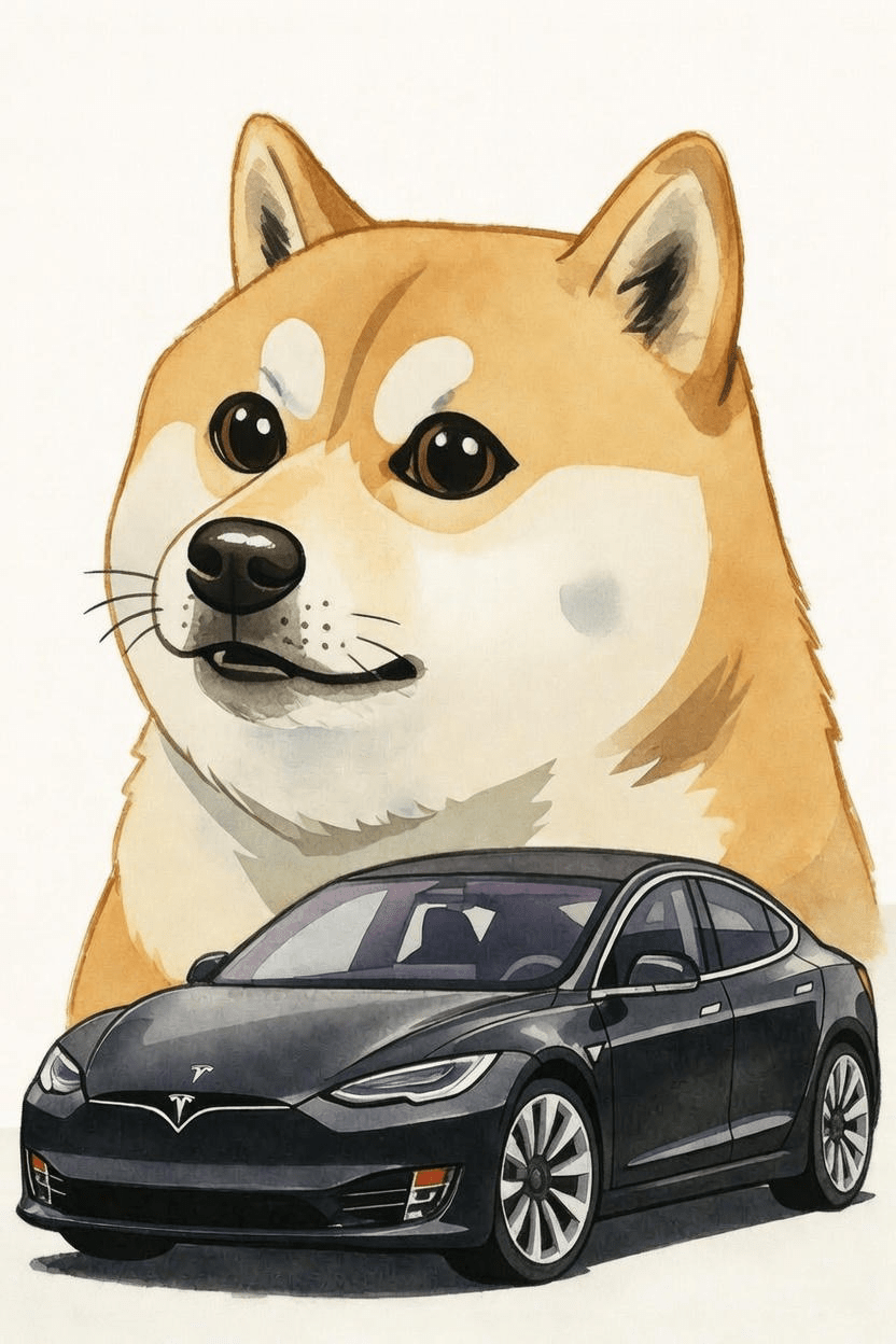 #囤Doge买Tesla Today I will start the challenge of hoarding | Crypto企鹅 on ...