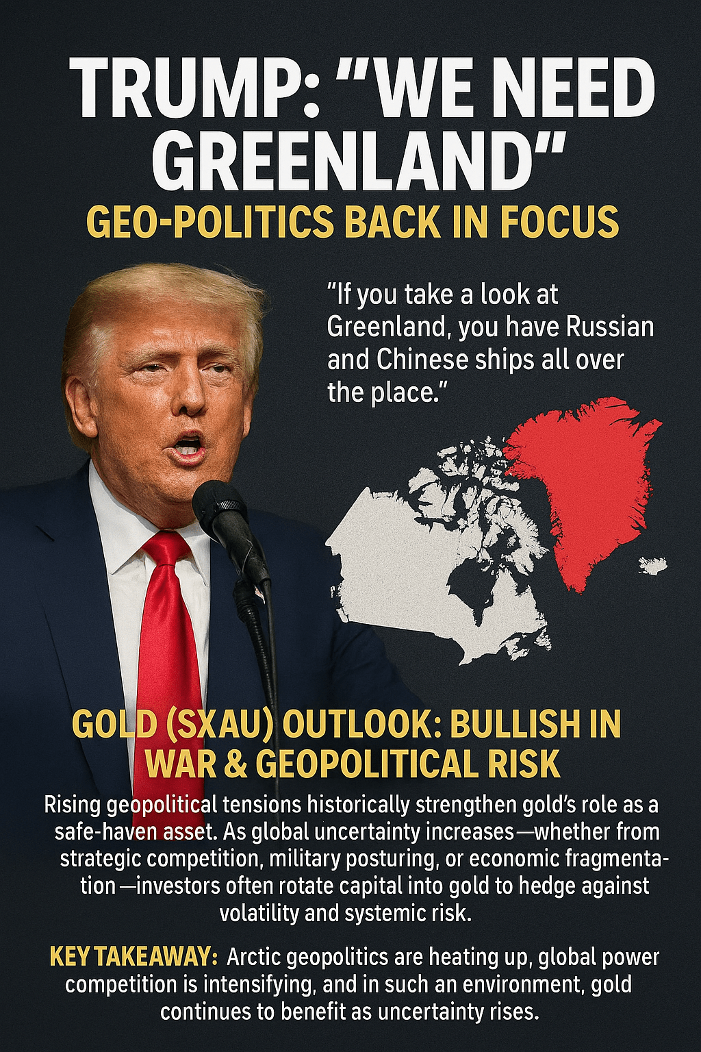Trump: “We need Greenland” — Geopolitics Back in | BDV7071 on Binance ...