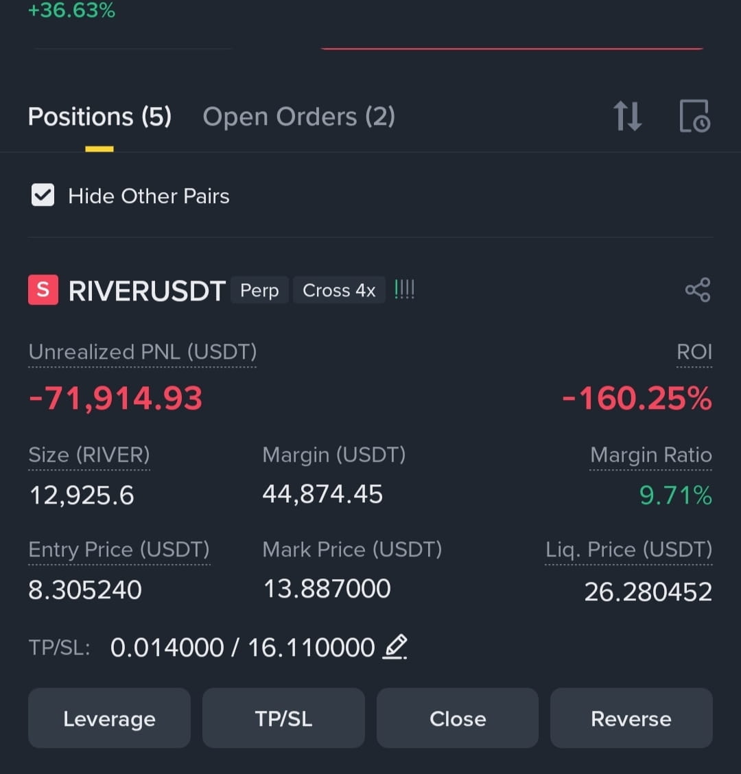 $RIVER I Don't want to surrender Infront of The | Skeleton_2 on Binance ...