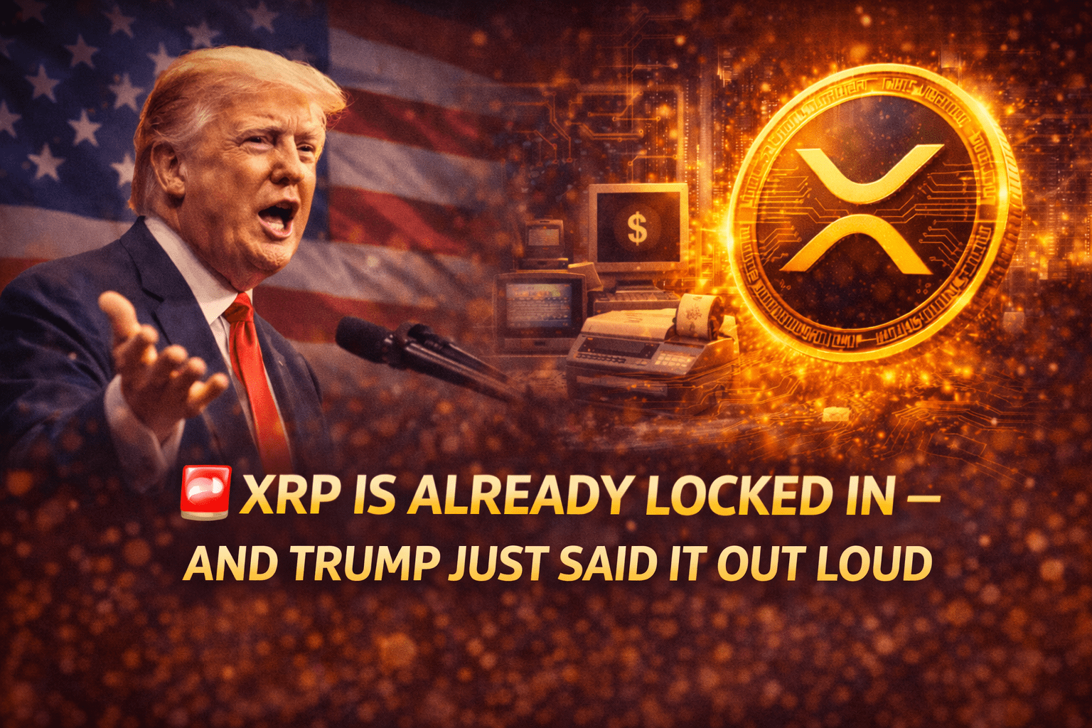 🚨 Expert Xrp Is Already “locked In” — Trumps Speech May Imdadul Joy