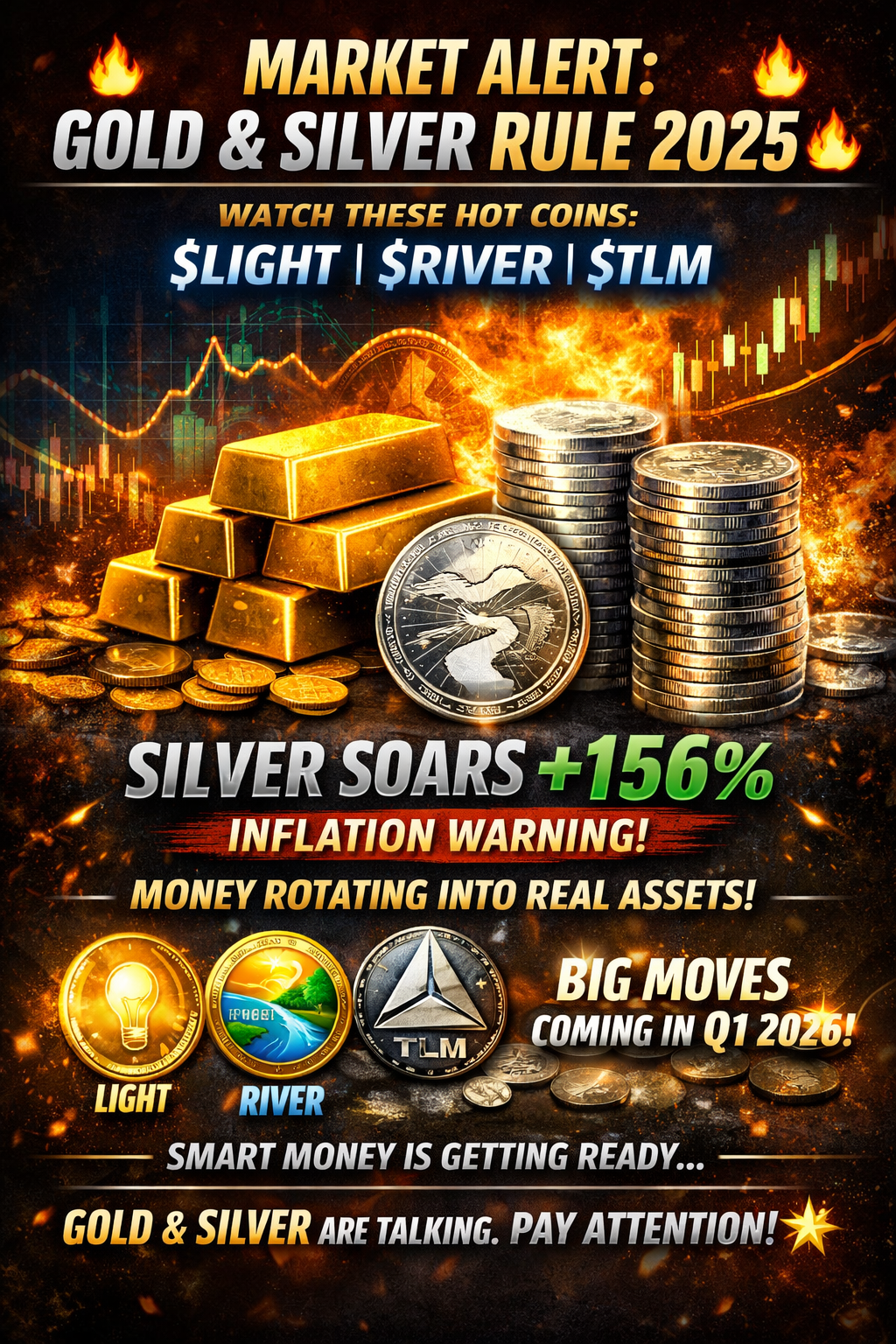MARKET ALERT: 🔥GOLD & SILVER RULE 2025 🔥 Keep your eyes | Shihan Crypto ...