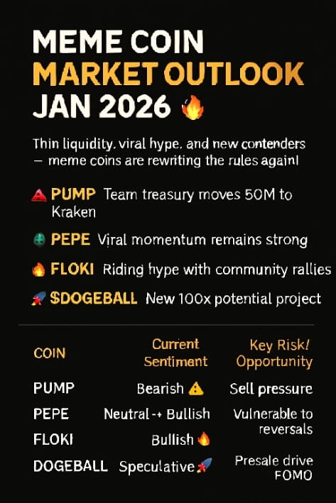 "2026 Meme Coin Showdown: Sell Pressure vs Viral Hype vs | devilcryptoX ...