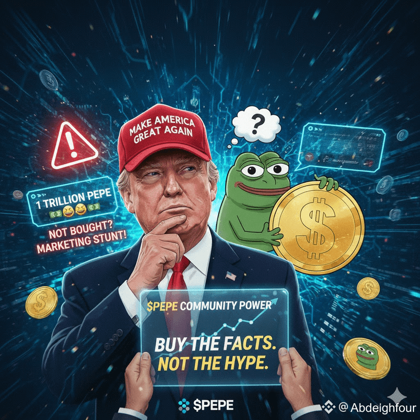 Stop stop stop 🚨🚨 🔥📢 The fact "Trump and PEPE": Did he | باينانس ...