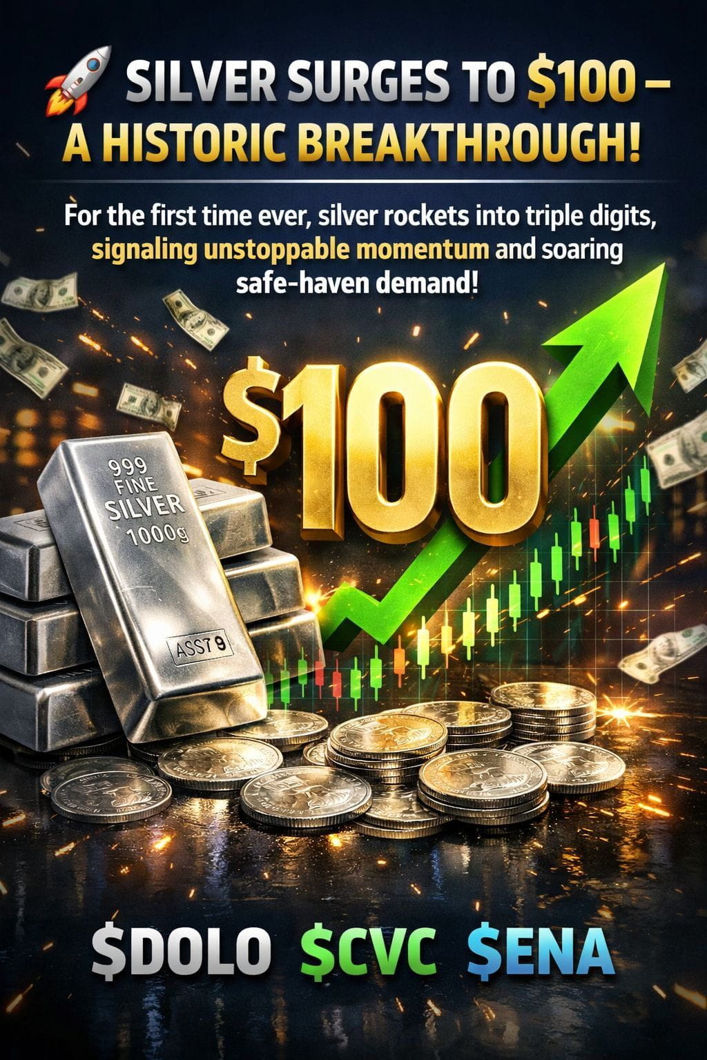 🚨 MARKET SHOCKER 🚨 🥈 Silver Just Crossed $100 — And This | 阿亚兹 on ...