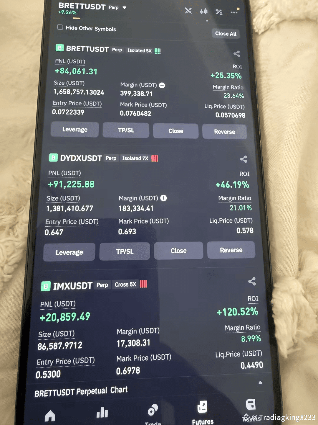 布雷特 💌 DYDX ️ IMX 🖤 我的利润交易检查 | 923497210778 gh发布于币安广场