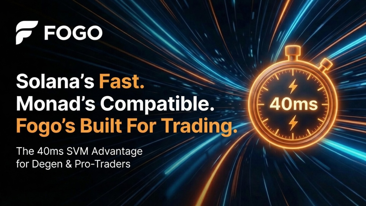 Solana's Fast. Monad's Compatible. Fogo's Actually Built For Trading ...