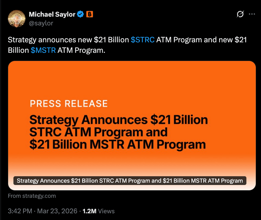 Bitcoin News: Strategy Targets $44.1B Capital Raise to Accelerate ...