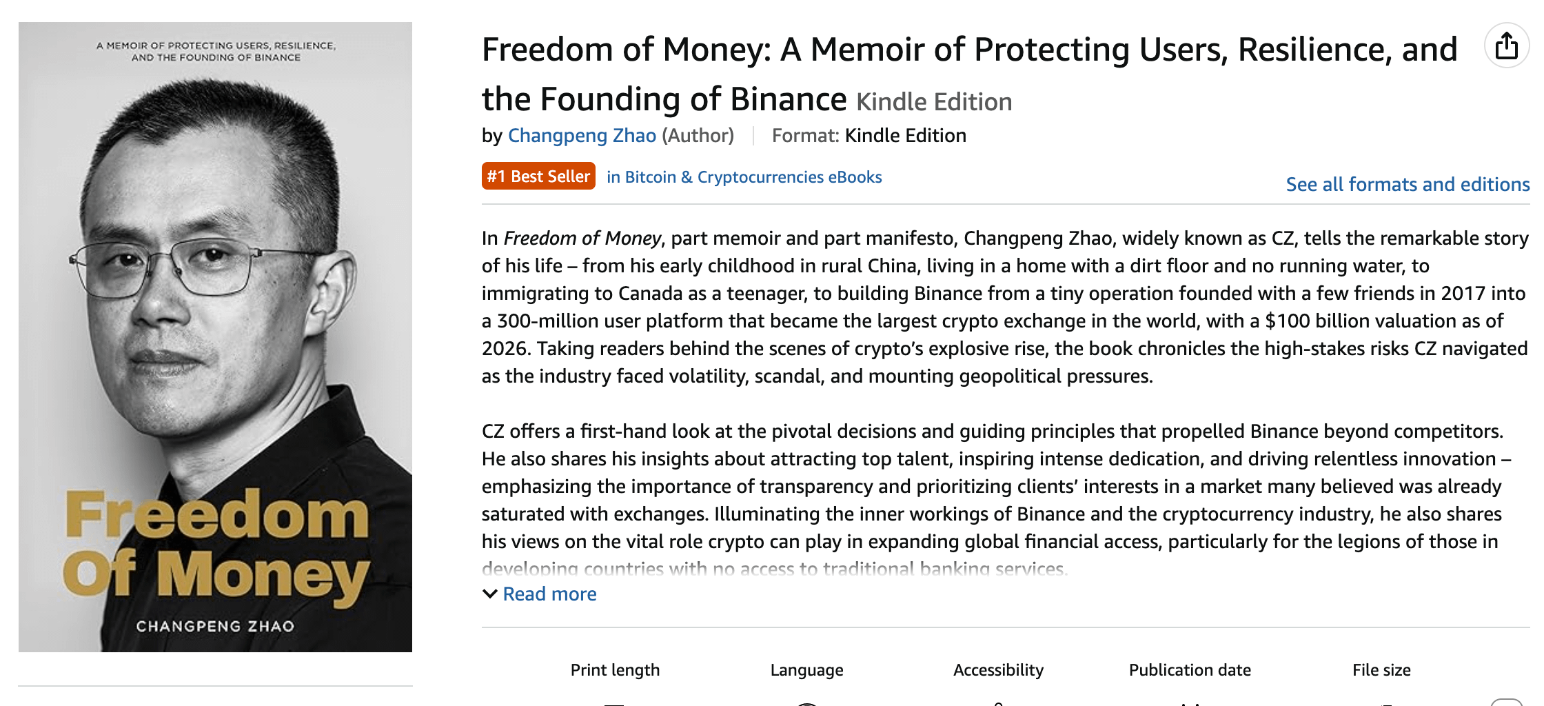 CZ Memoir Details FTX Collapse: SBF Asked for Billions 'Like a Bologna ...