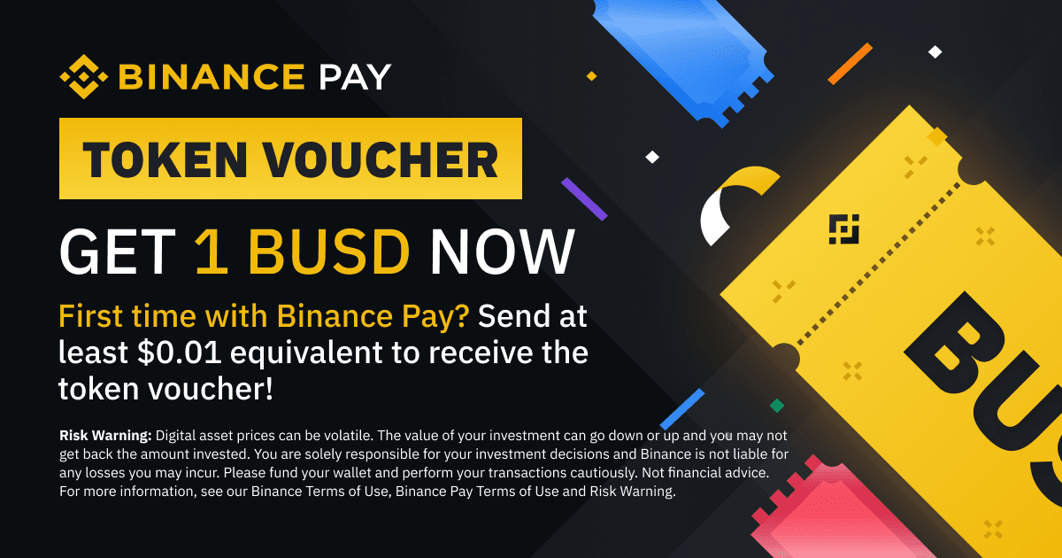 Ganha 1 BUSD com a Binance Pay