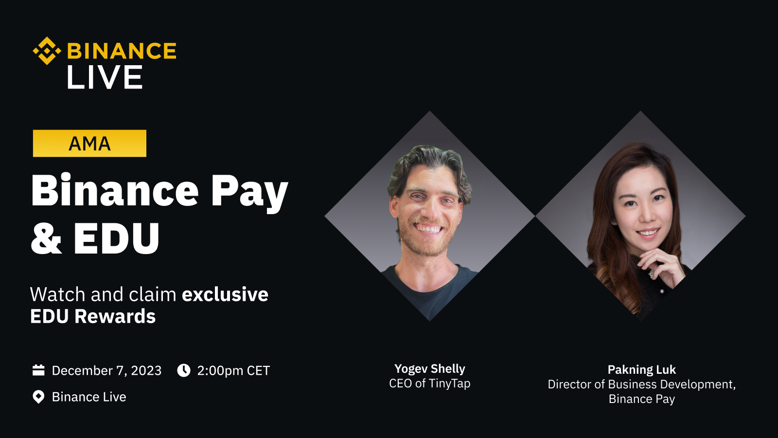 Binance Pay & EDU AMA | Binance Live
