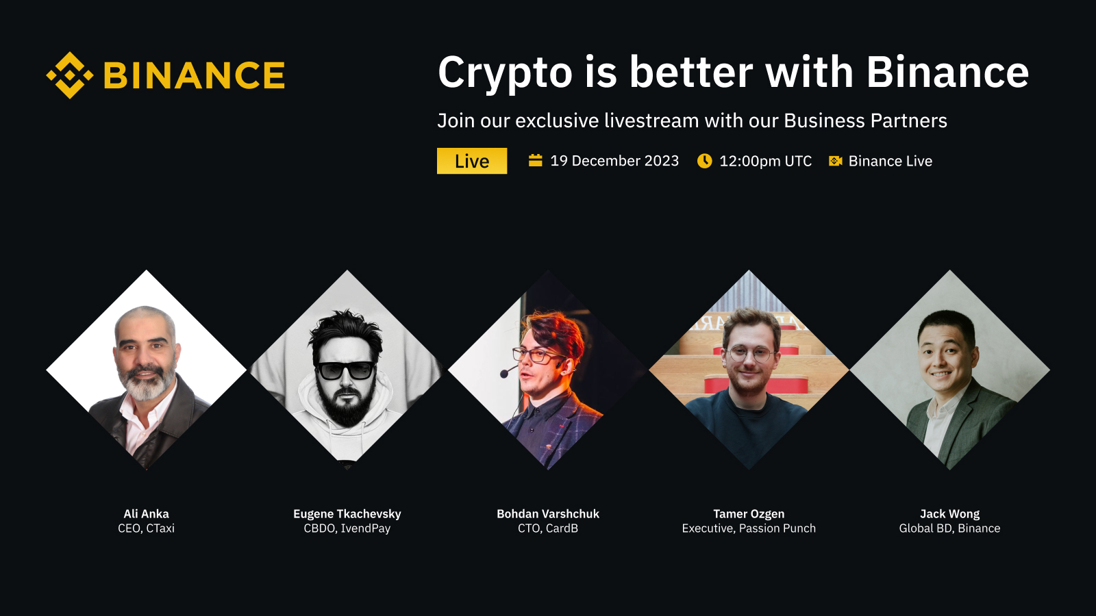 Crypto Is Better with Binance (BPay) | Binance Live
