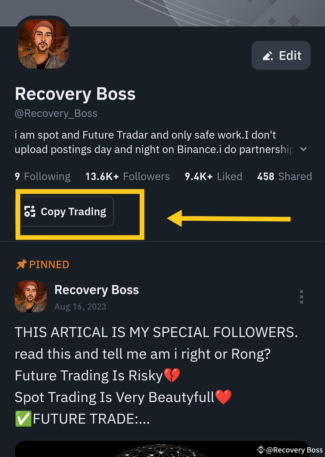 $TRB hit All tp 🥰🥰🥰 👉Follow me copy trading Open my pro | Big Empire on Binance Square