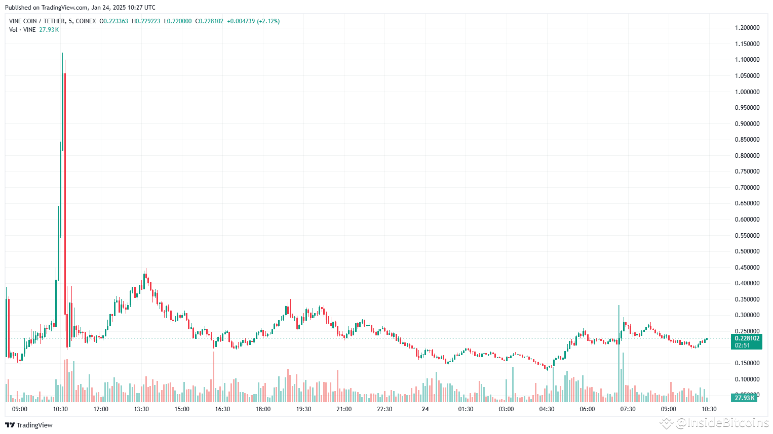 Vine Coin Price Prediction: VINE Soars 59% On Binance Listing News As ...