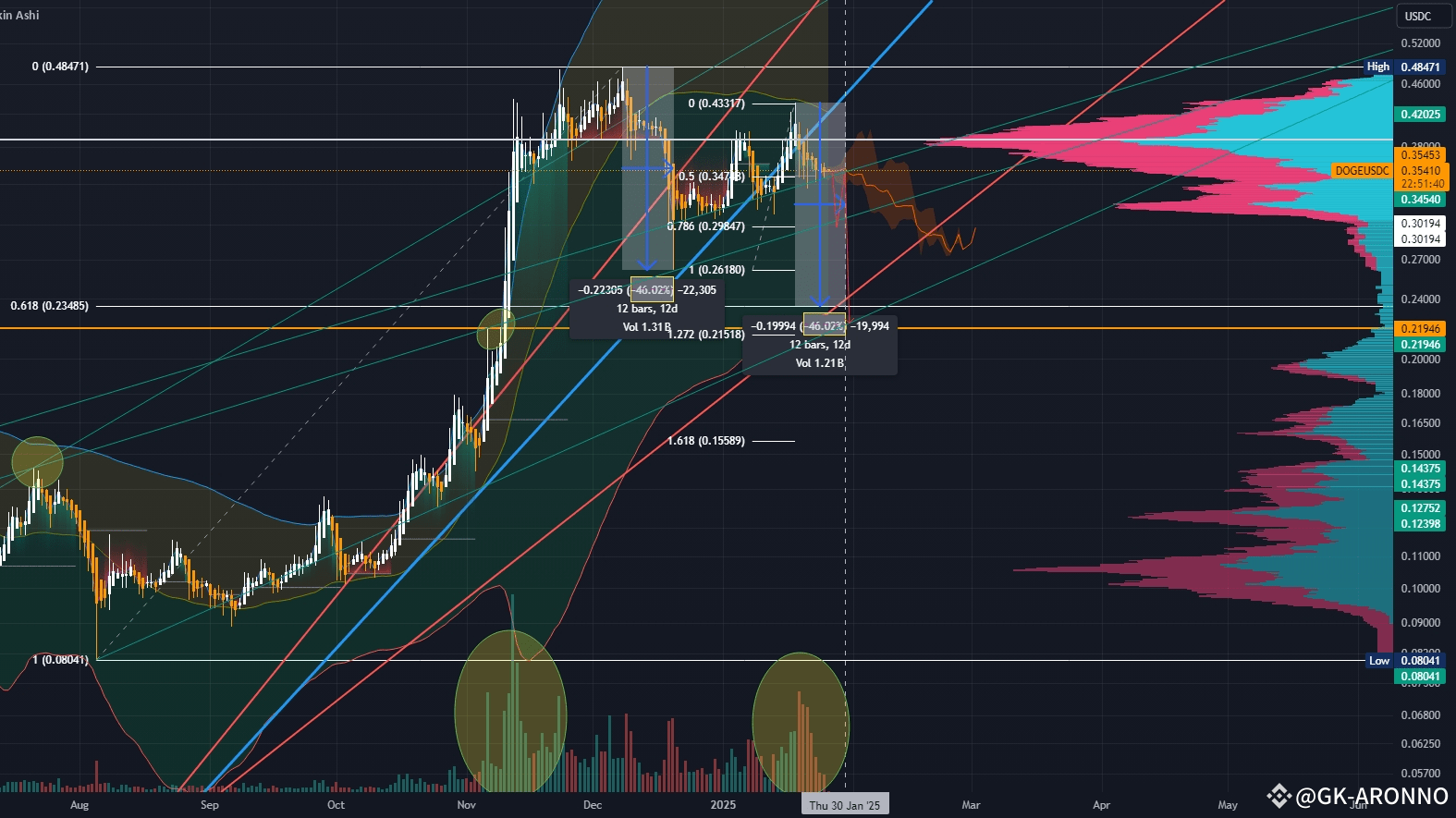 Dogecoin ABC correction entering final phase🔥💥🚀 | GK-ARONNO on Binance ...