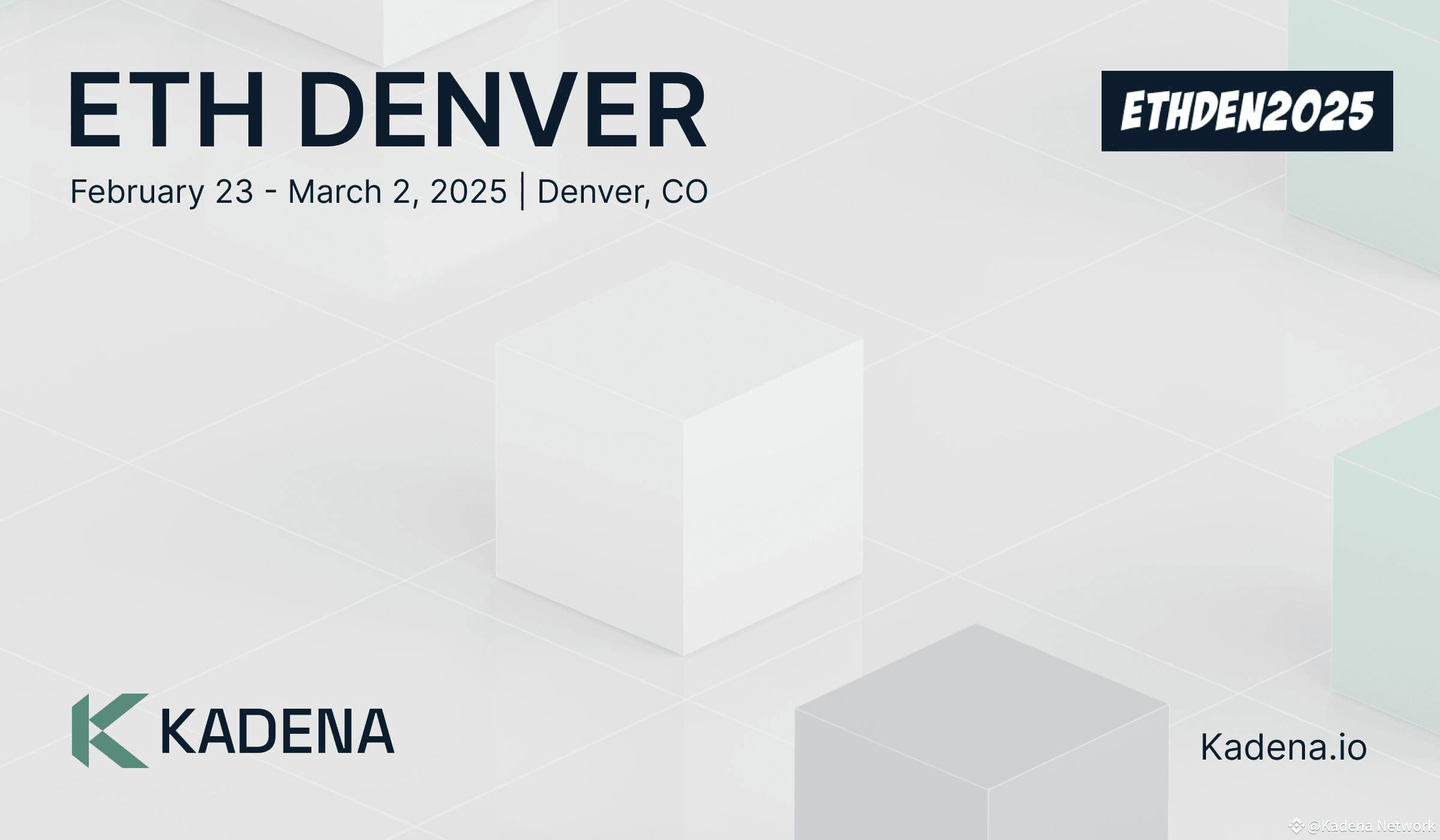 Kadena is proud to be part of @EthereumDenver 2025! From Fe | Kadena ...