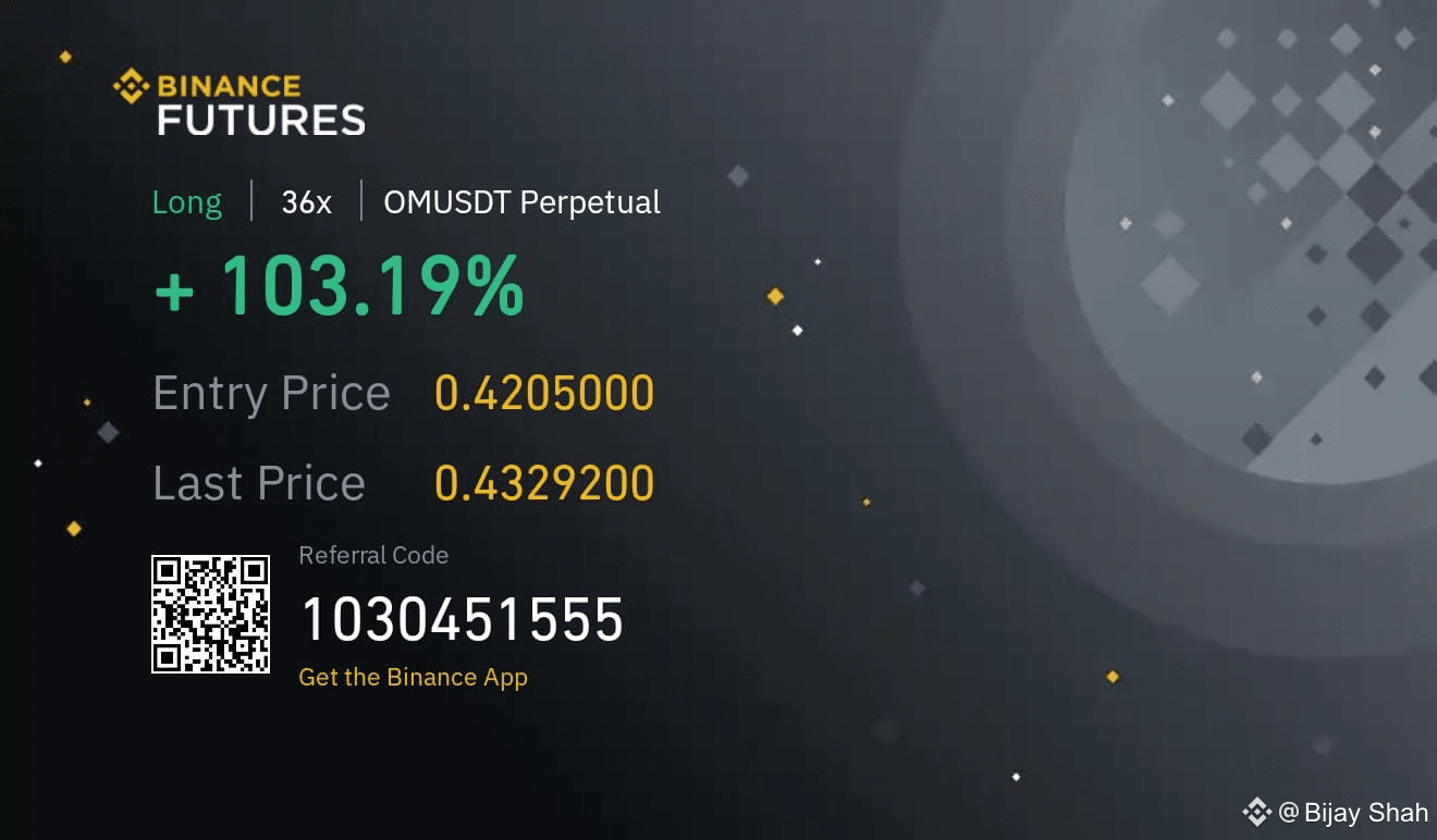 $OM will it reach 2$? | Bijay Shah on Binance Square