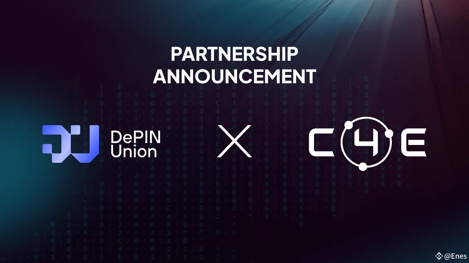 C4E Partners with DePIN Union to Drive Innovation in the Energy Sector | Enes on Binance Square