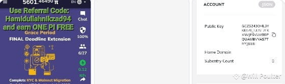 #Pi Network with referral information and a public key. Let | Crypto ...