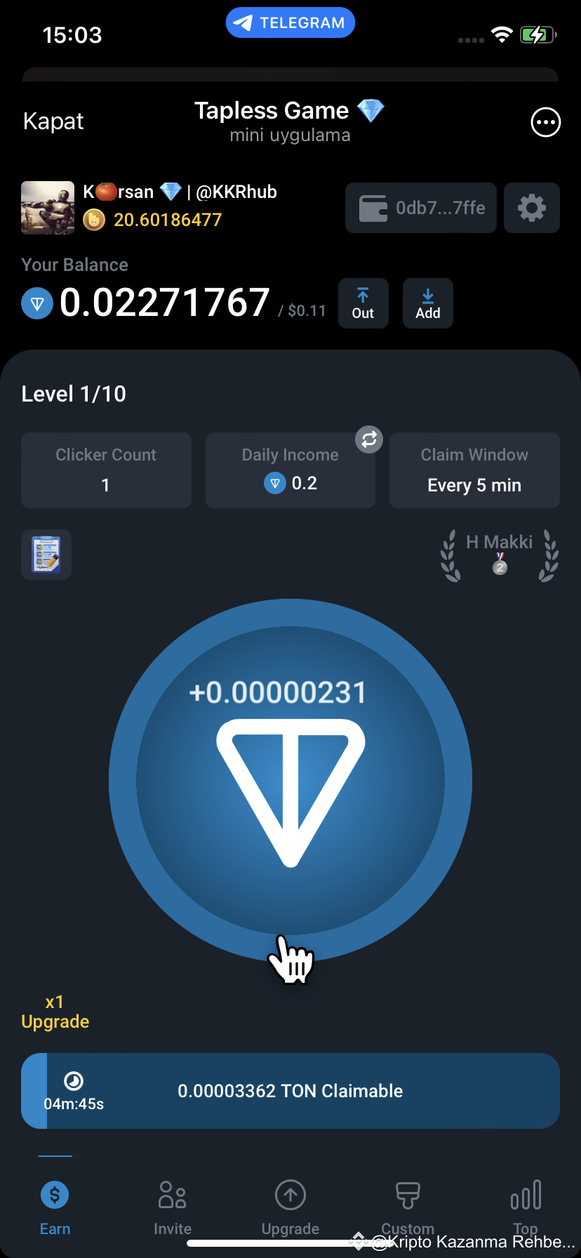 Free $TON Mining 🎁💵 https://t.me/tapless_bot?start=1256009 | Kripto Kazanma Rehberi on Binance ...