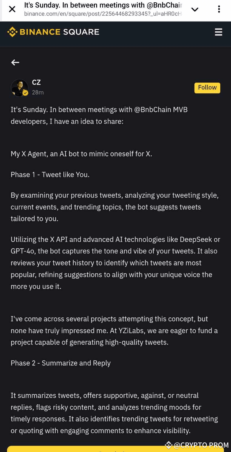 #czai Let's maake a history with historycal memecoin🚀💪🤑 | CRYPTO PROM on Binance Square