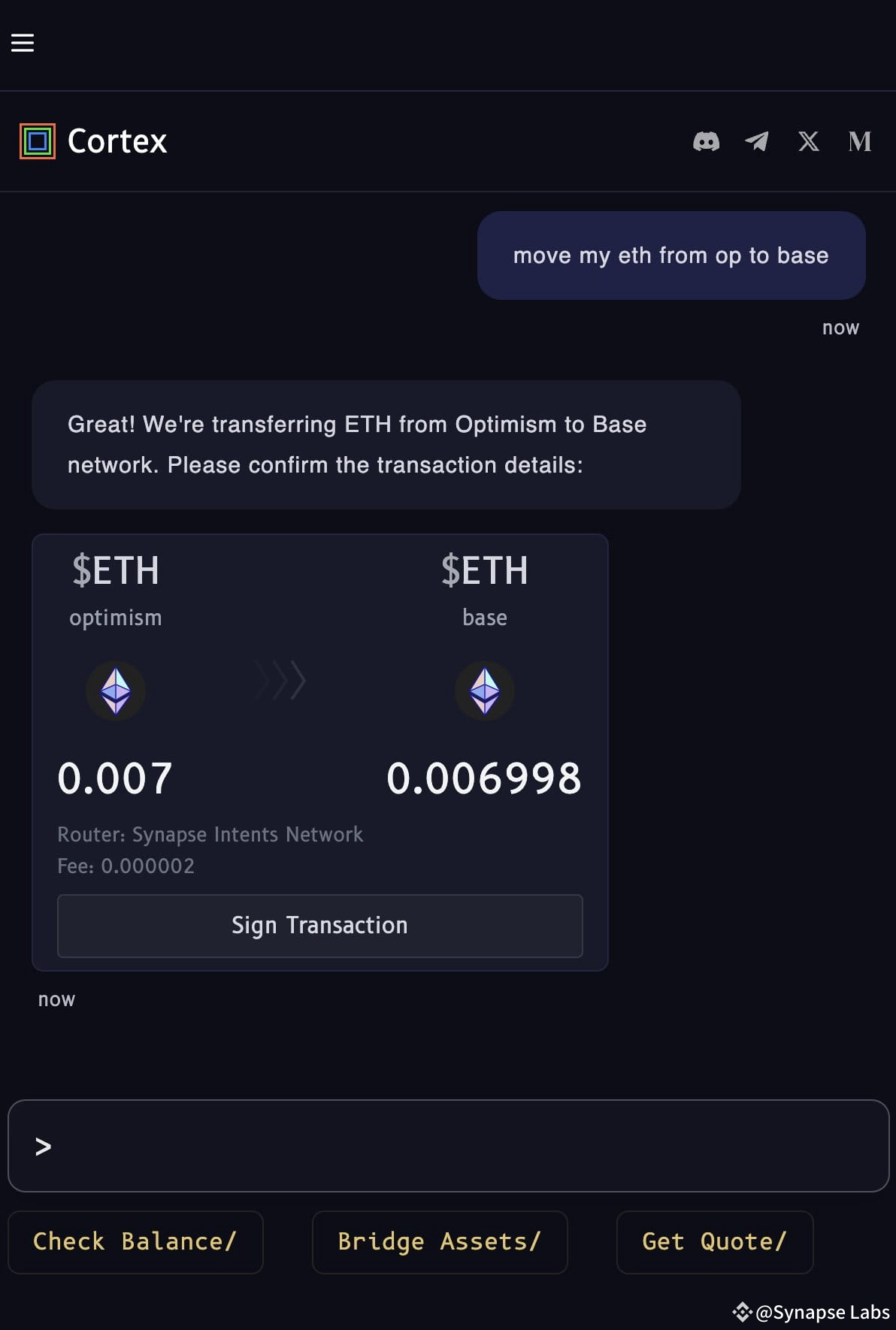 Few words with @Cortex_Protocol. Instant transactions with S | Synapse Labs on Binance Square