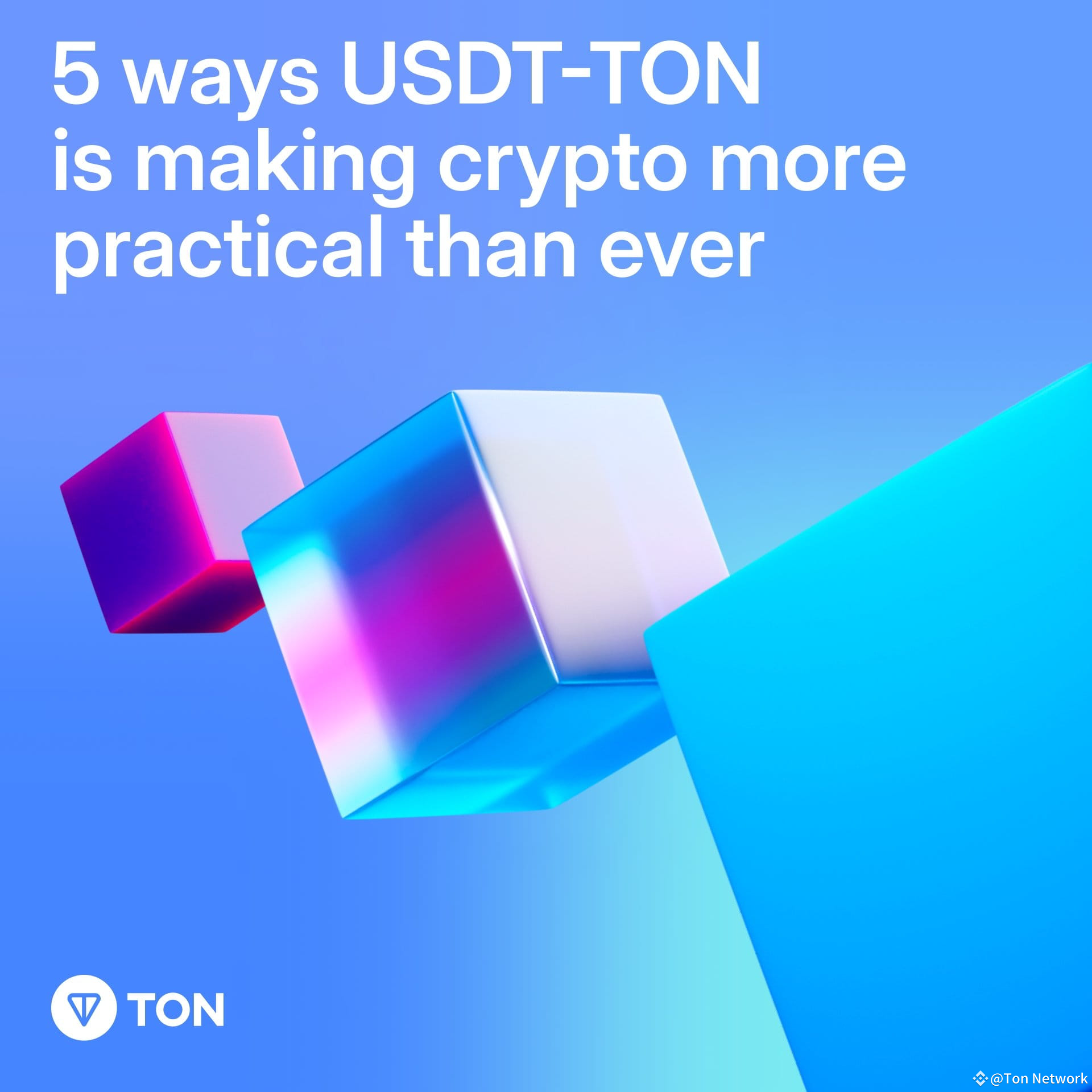 Fast and easy to use, USDt-TON combines the stability of the | Ton Network on Binance Square