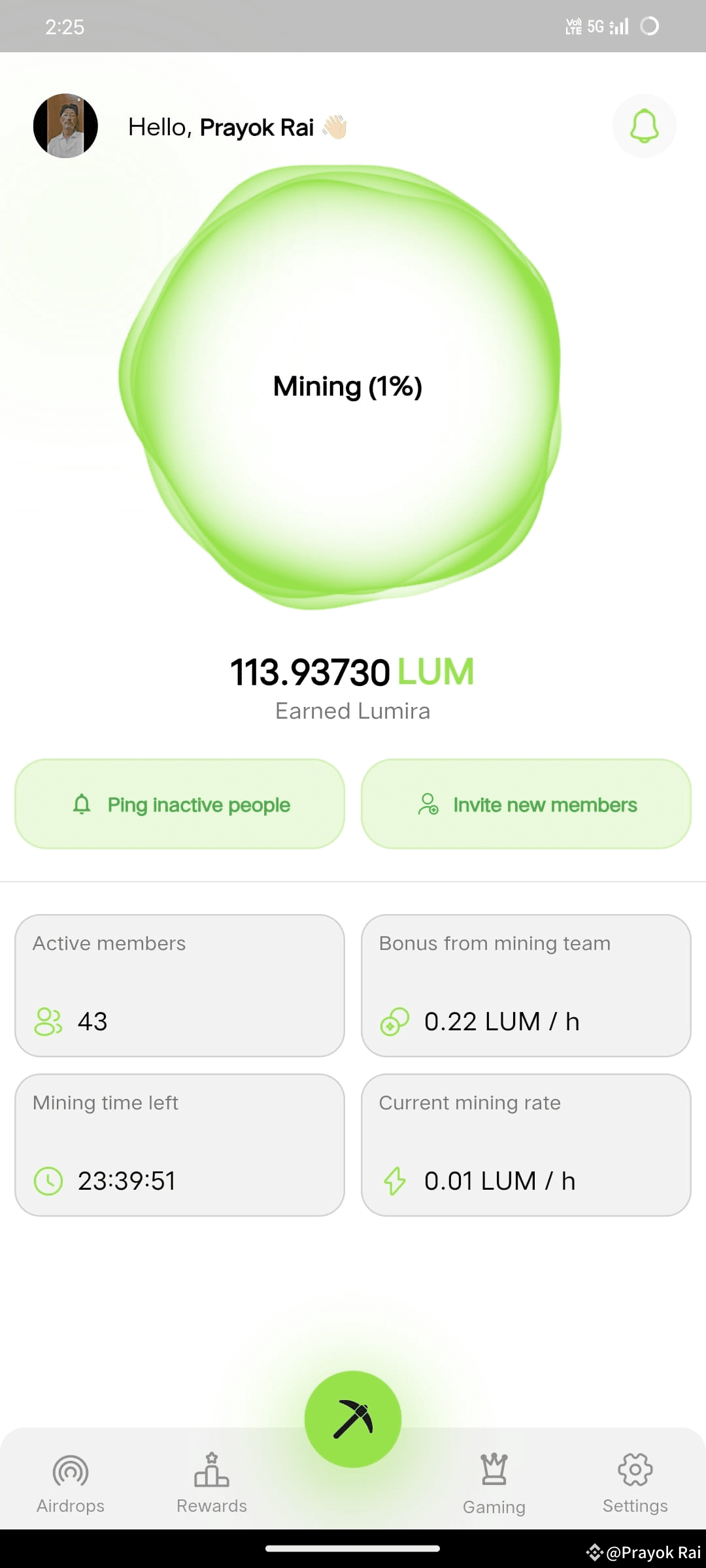 I’m using the Mira Network app, a platform where we mine | Prayok Rai ...
